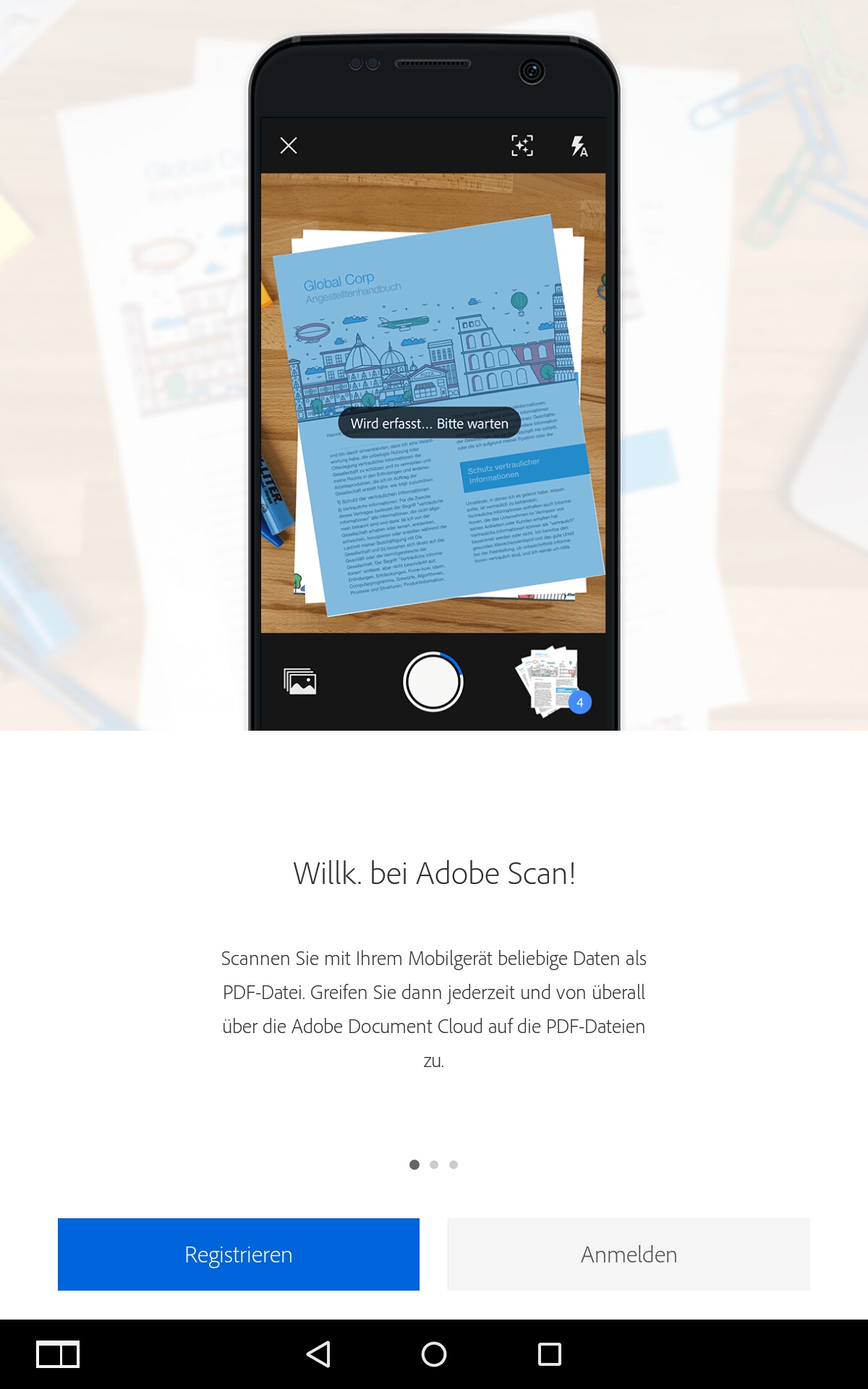 Mobile Scan-App Adobe Scan im Test 2017