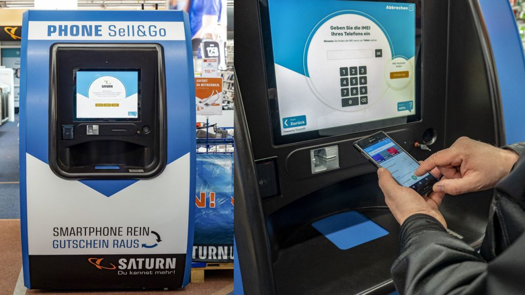 Saturn testet Smartphone-Automat Cellomat - Android News